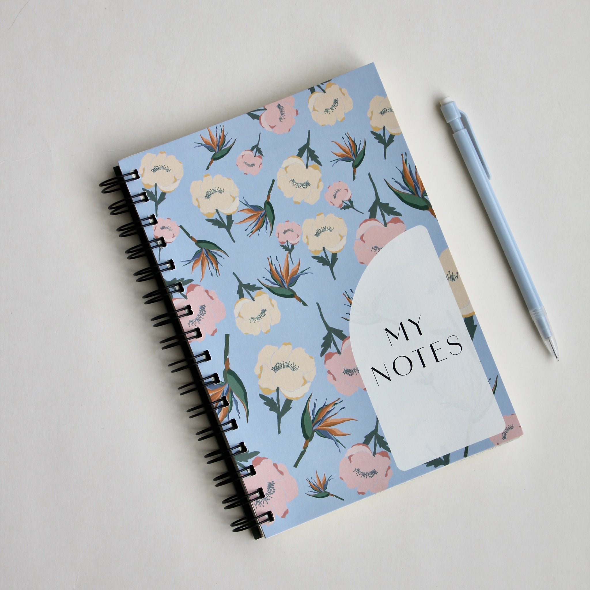 A5 Cobalt Blossoms Notebook