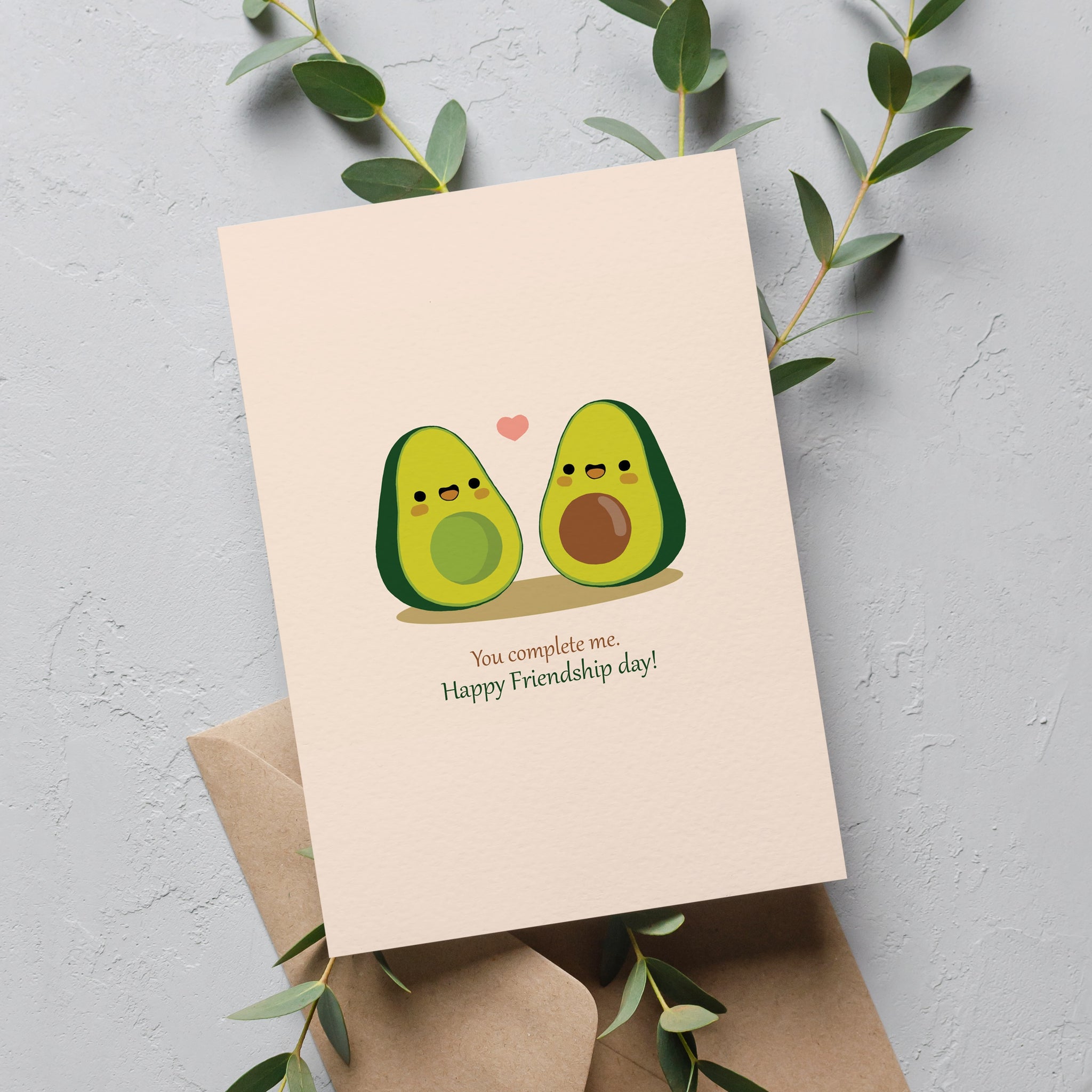 Avocado Greeting Card