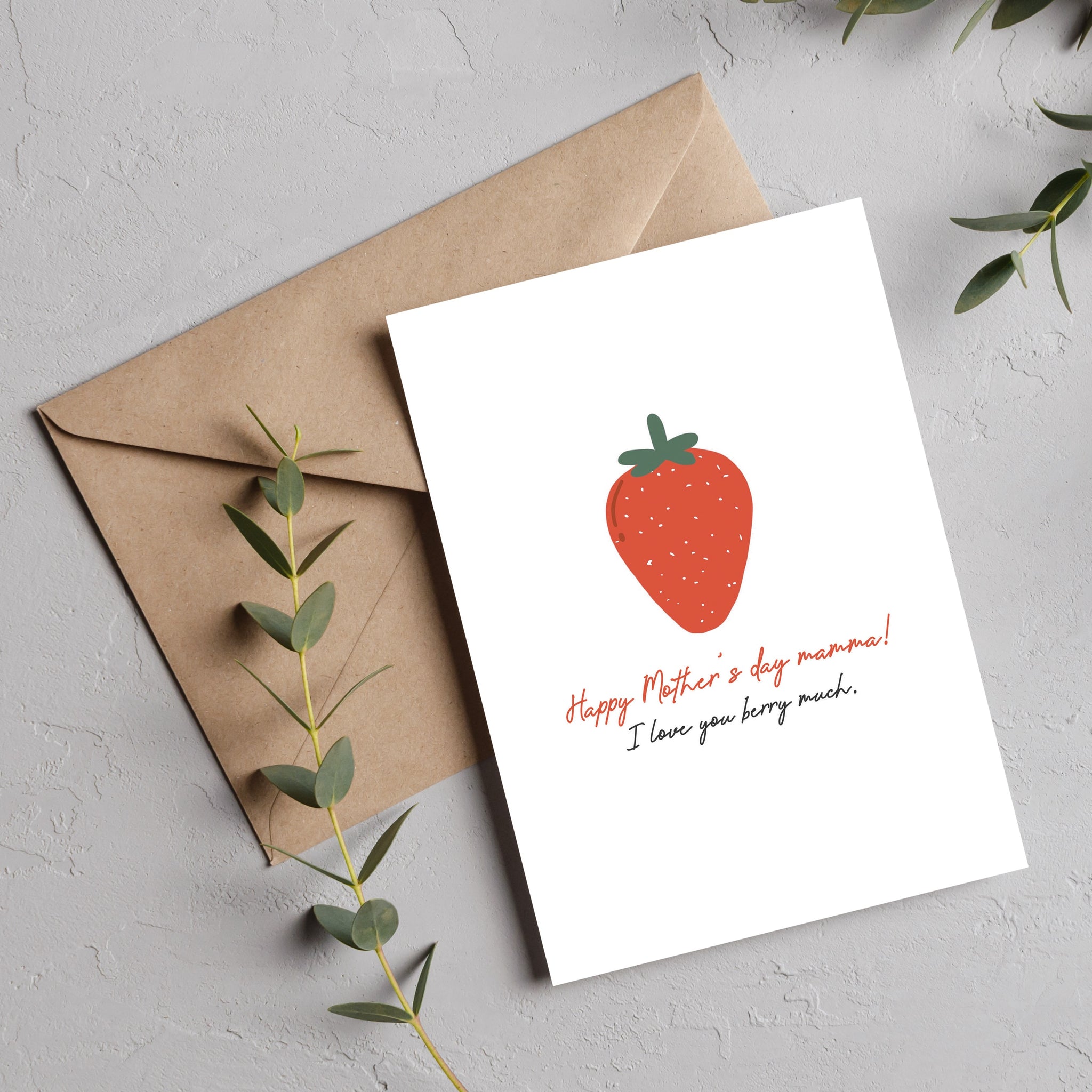 Berry Greeting Card