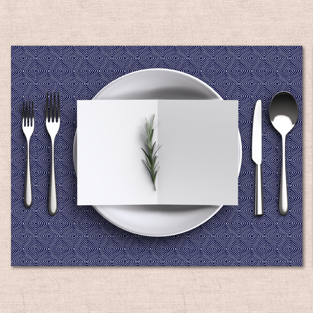 Indigo Paper Tablemats Set of 50
