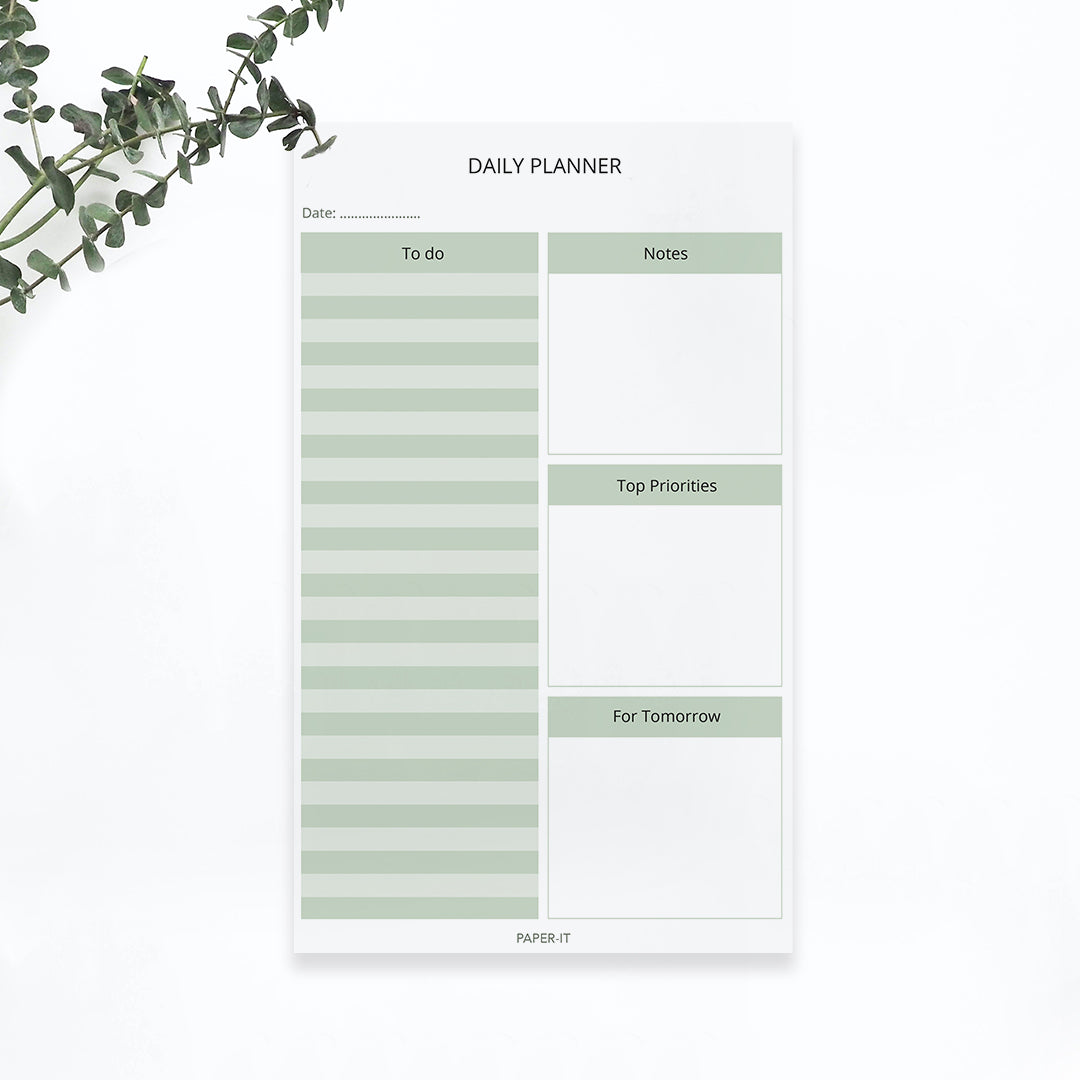 Green Weekly Planner