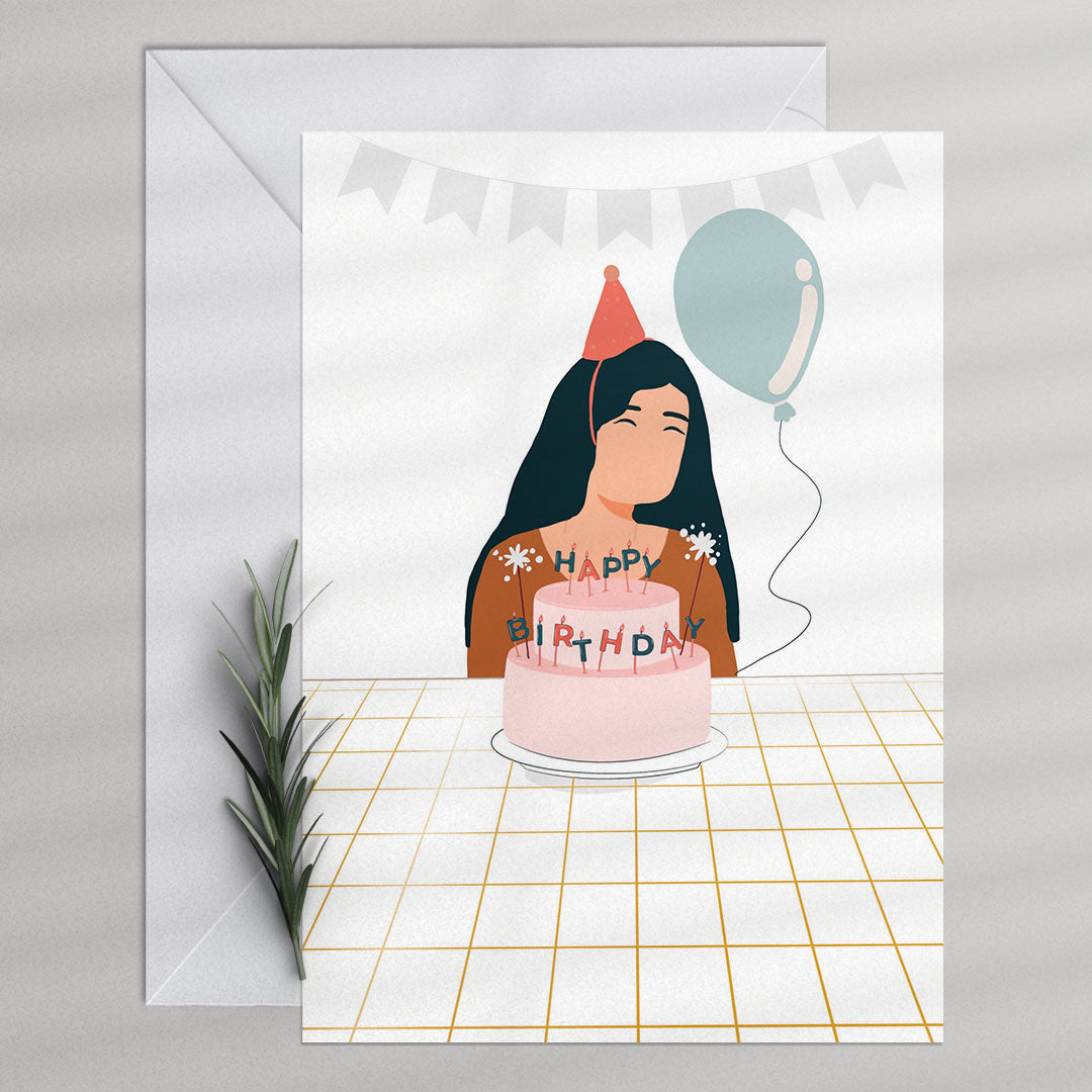 Birthday girl Greeting Card