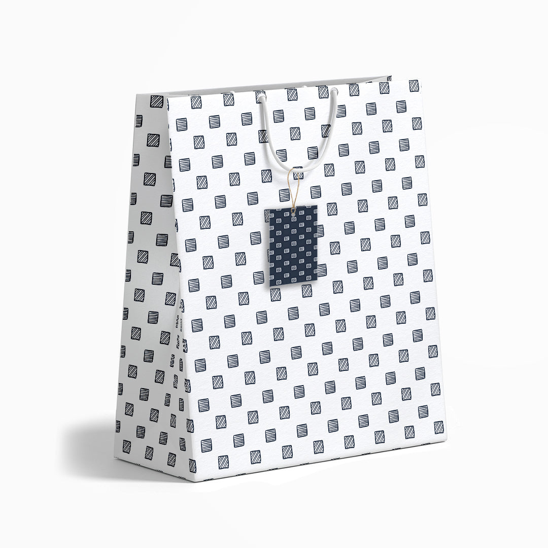Checkered Bags Medium (Set of 5)